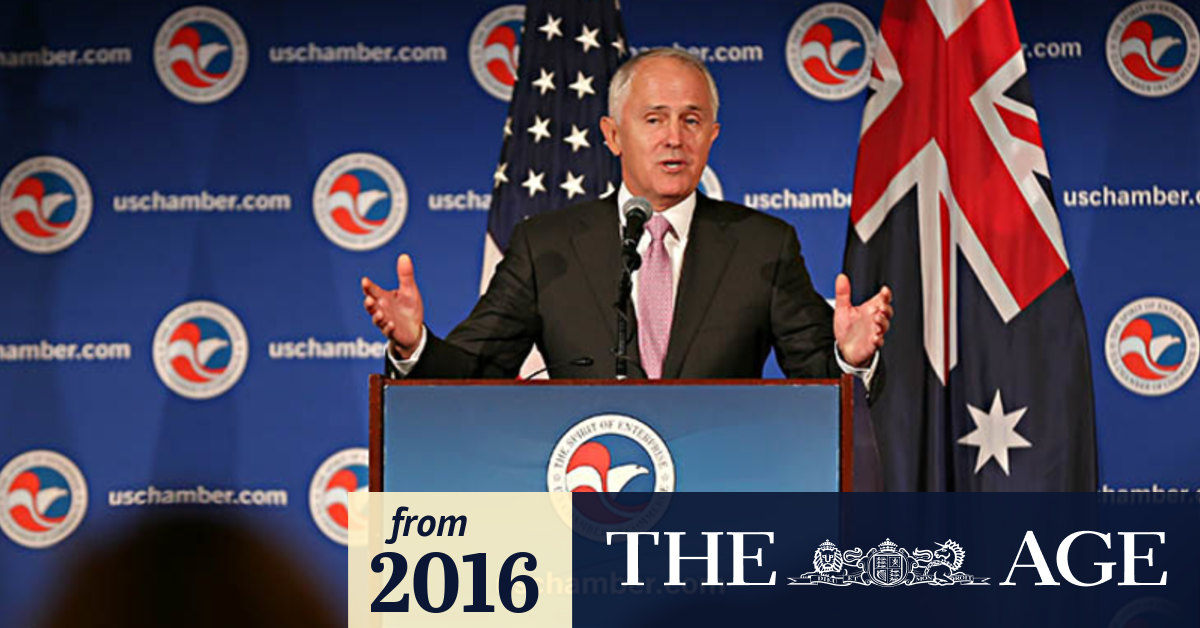 Video Malcolm Turnbull Asks Us Congress To Back Tpp
